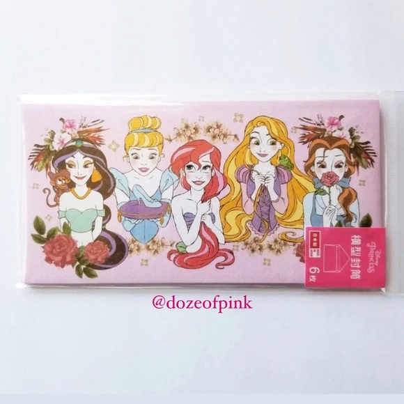 Disney | Accessories | Disney Princess Japanese Envelopes | Poshmark